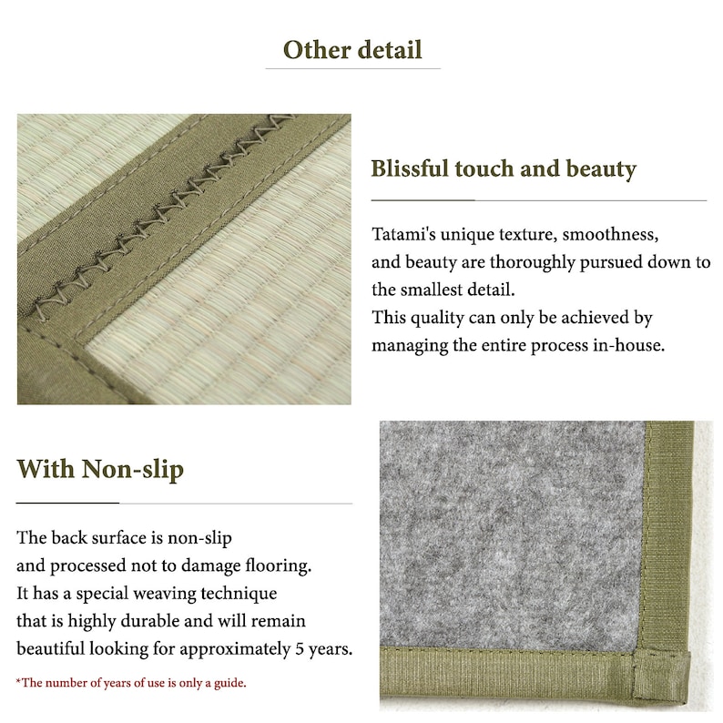 Tatami Mat 100% Japanese Rush Grass 140200cm Foldable Nap - Etsy