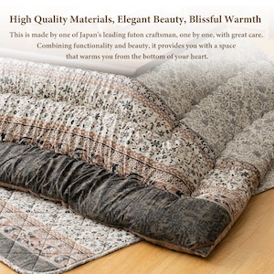 Kotatsu Futon & Mat Set Japanese Comforter Fluffy Premium Cotton ...