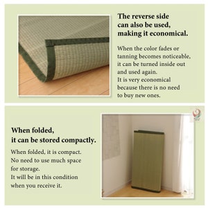 Tatami Mat 100% Japanese Rush Grass, Area Rug Goza Igusa, Traditional ...