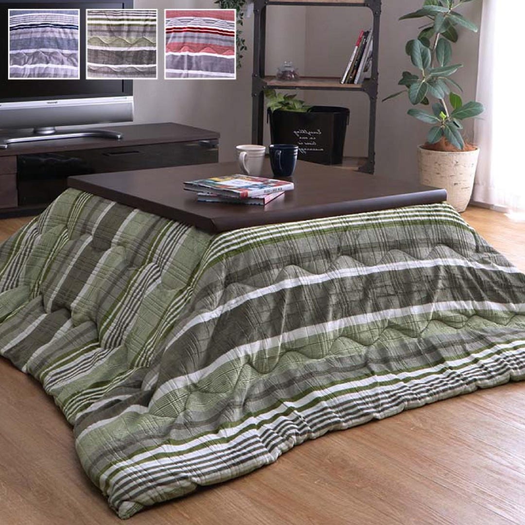 Kotatsu Futon Japanese Comforter Washable Fluffy Cotton Flannel Blanket ...