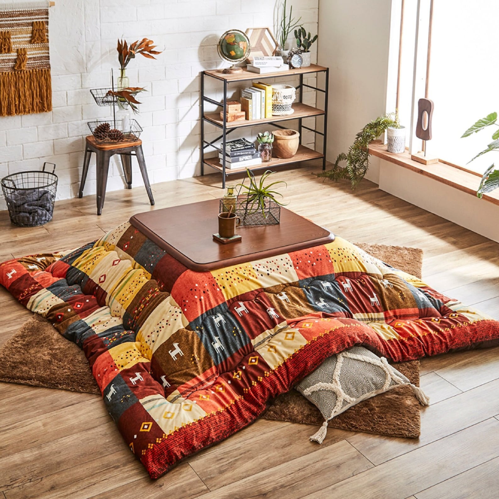Kotatsu Futon Comforter Premium Cotton Fluffy Table Square Rectangle ...