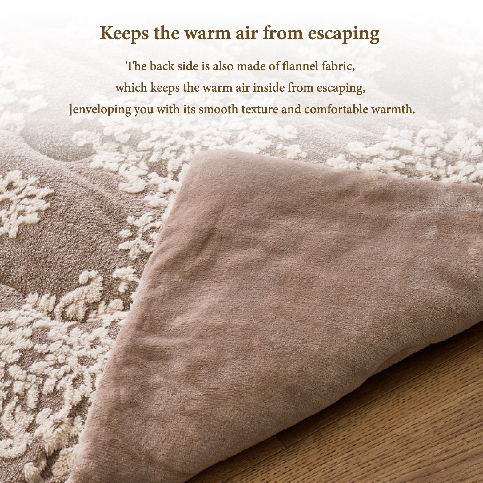 Kotatsu Futon Flannel Fluffy Blanket Table Square Rectangle Traditional ...