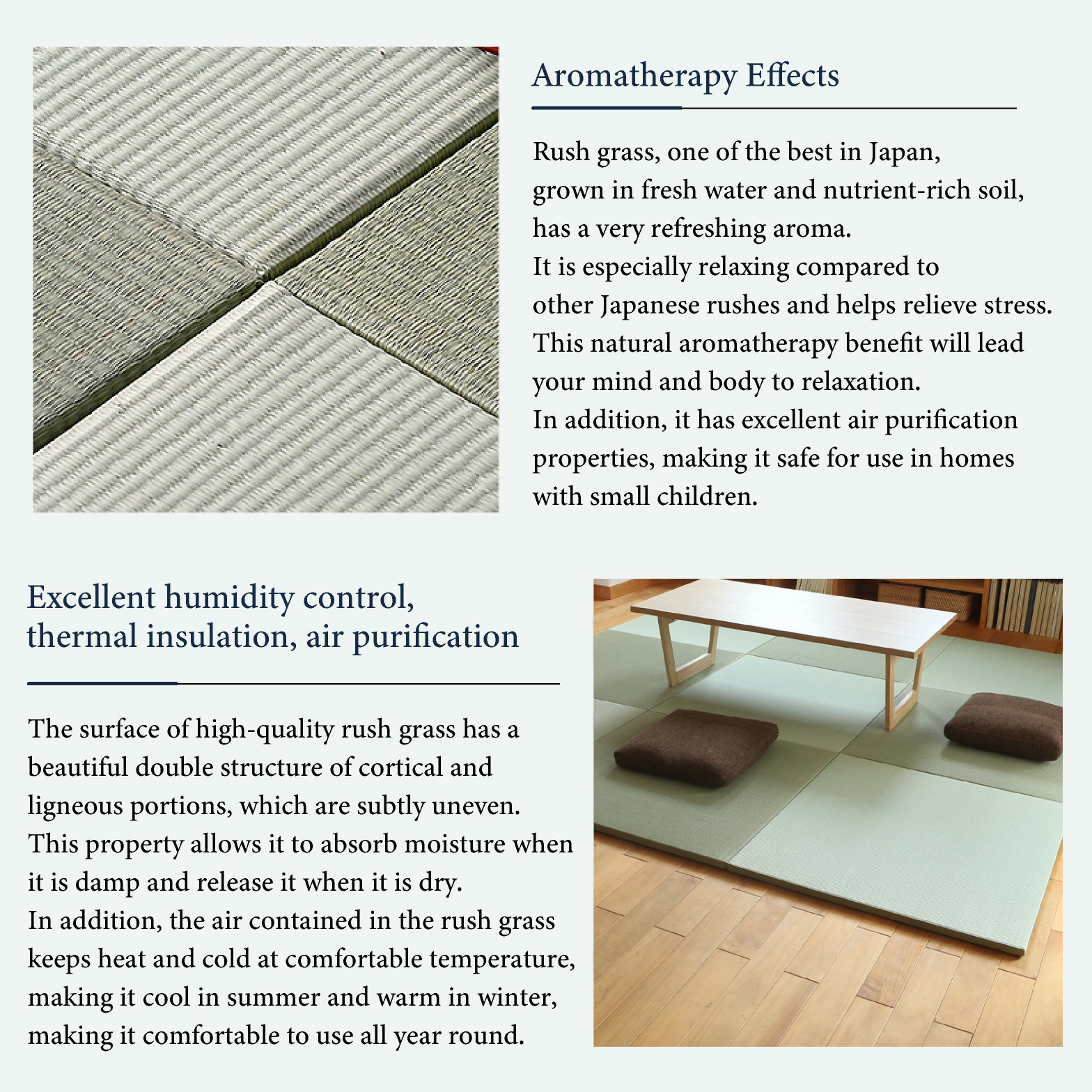 Tatami Mat 100% Japanese Rush Grass, Area Rug Goza Igusa, Traditional ...