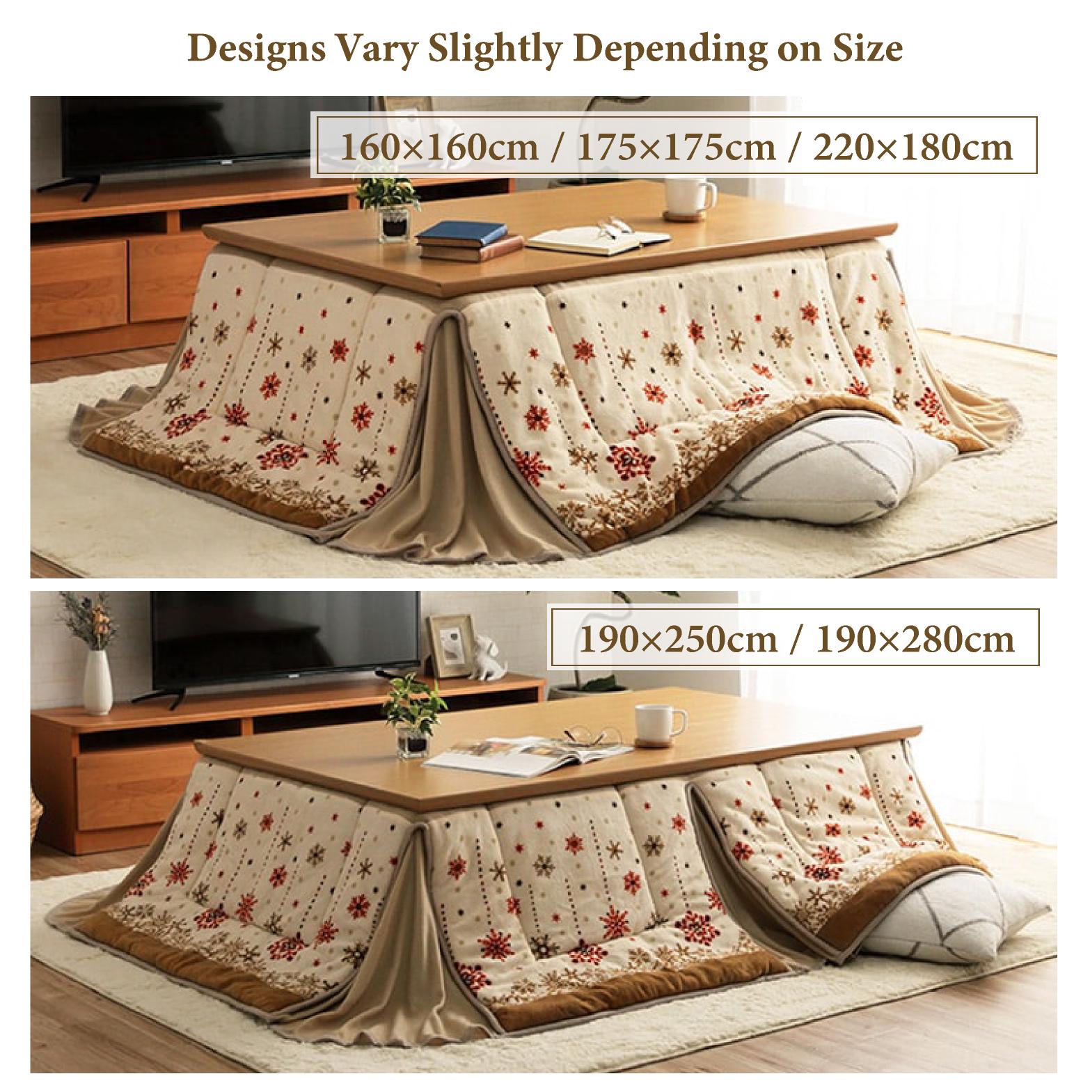 Kotatsu Futon Comforter Compact Space Table Square Rectangle ...