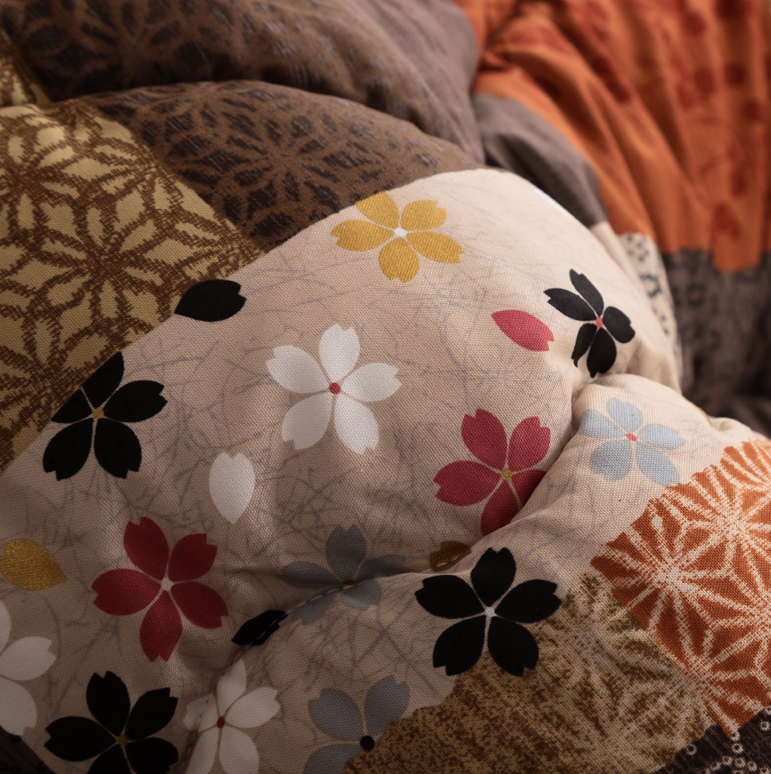 Kotatsu Futon Comforter Premium Cotton Flannel Fluffy Table Square ...