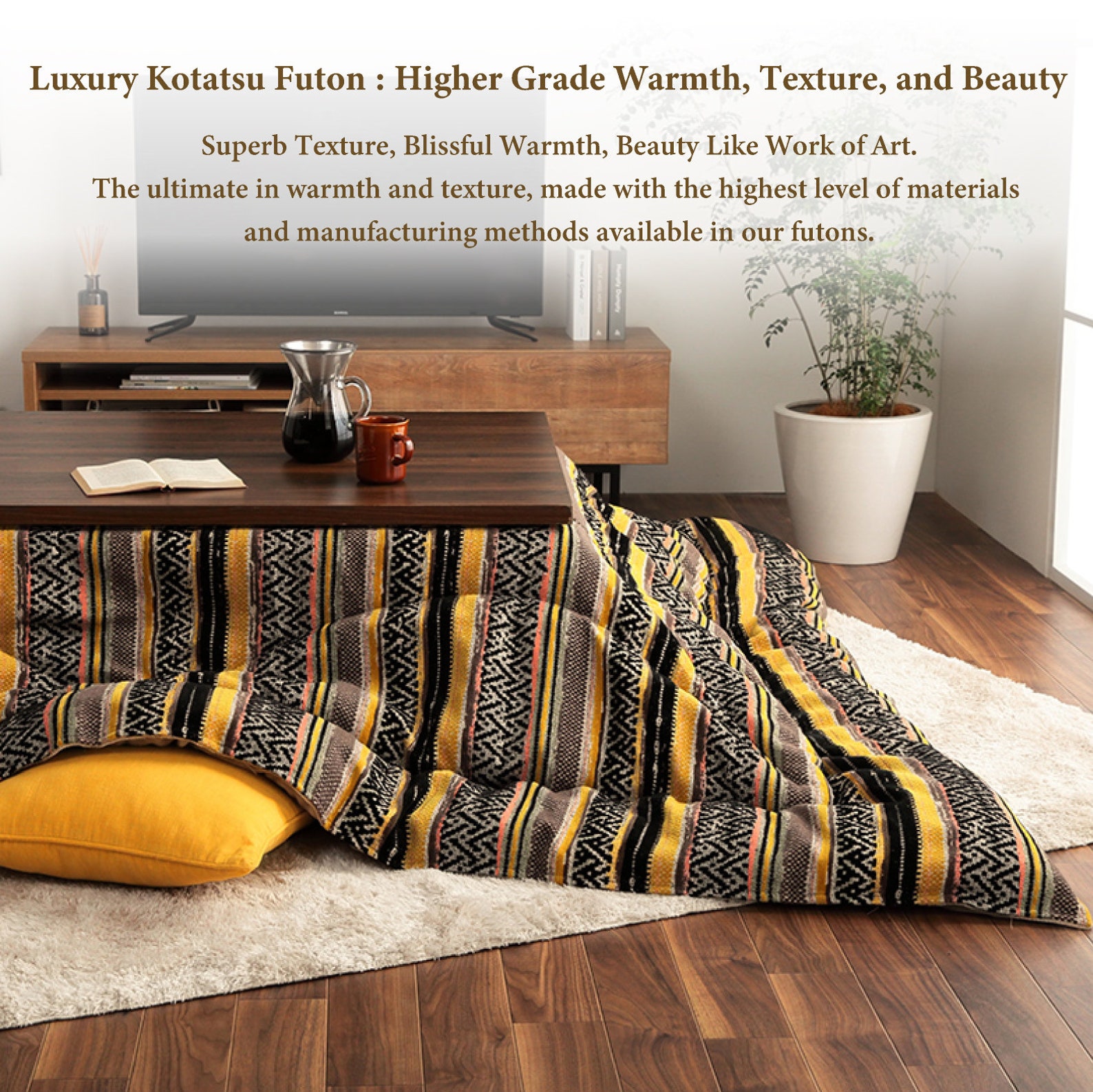 Kotatsu Futon Comforter Premium Flannel Fluffy Table Square - Etsy