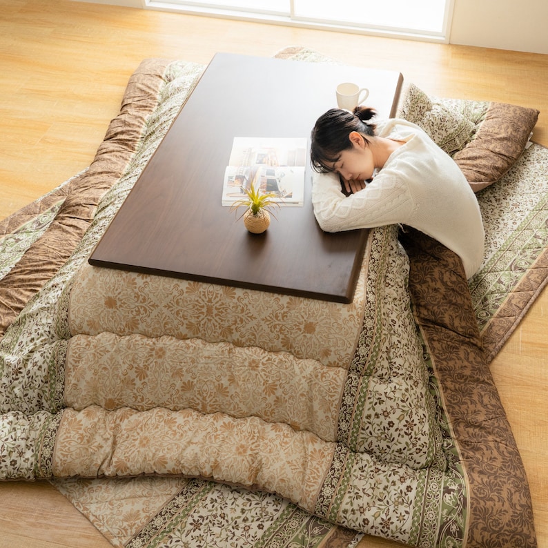Kotatsu Futon & Mat Set Japanese Comforter Fluffy Premium Cotton ...