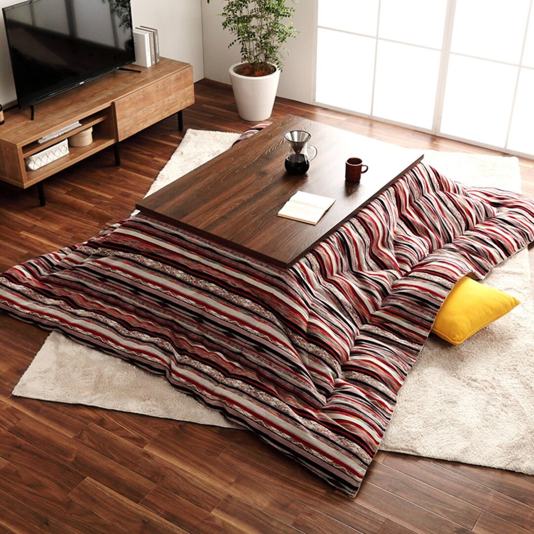 Kotatsu Futon Comforter Premium Flannel Fluffy Table Square Rectangle ...