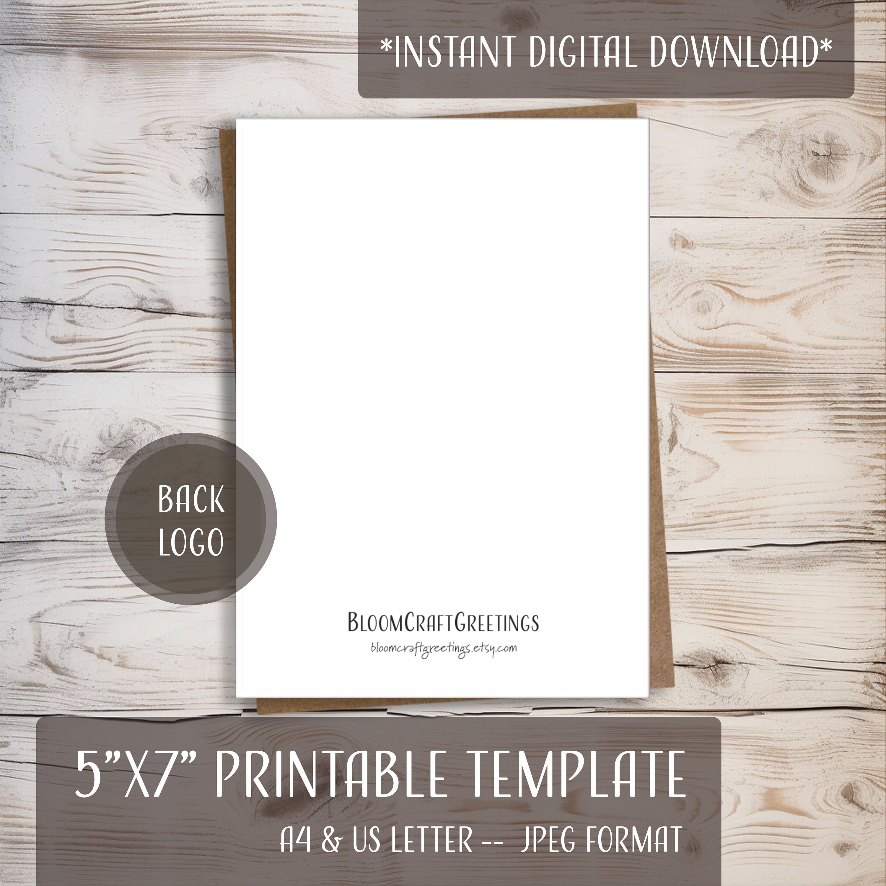 Funny Greeting Card W/ Envelope, Printable Template, Instant Download ...