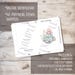 SVENSKA Birthday Greeting Card W/ Envelope, Printable Template, Instant ...