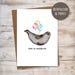 Funny Birthday Greeting Card W/ Envelope, Printable Template, Instant ...