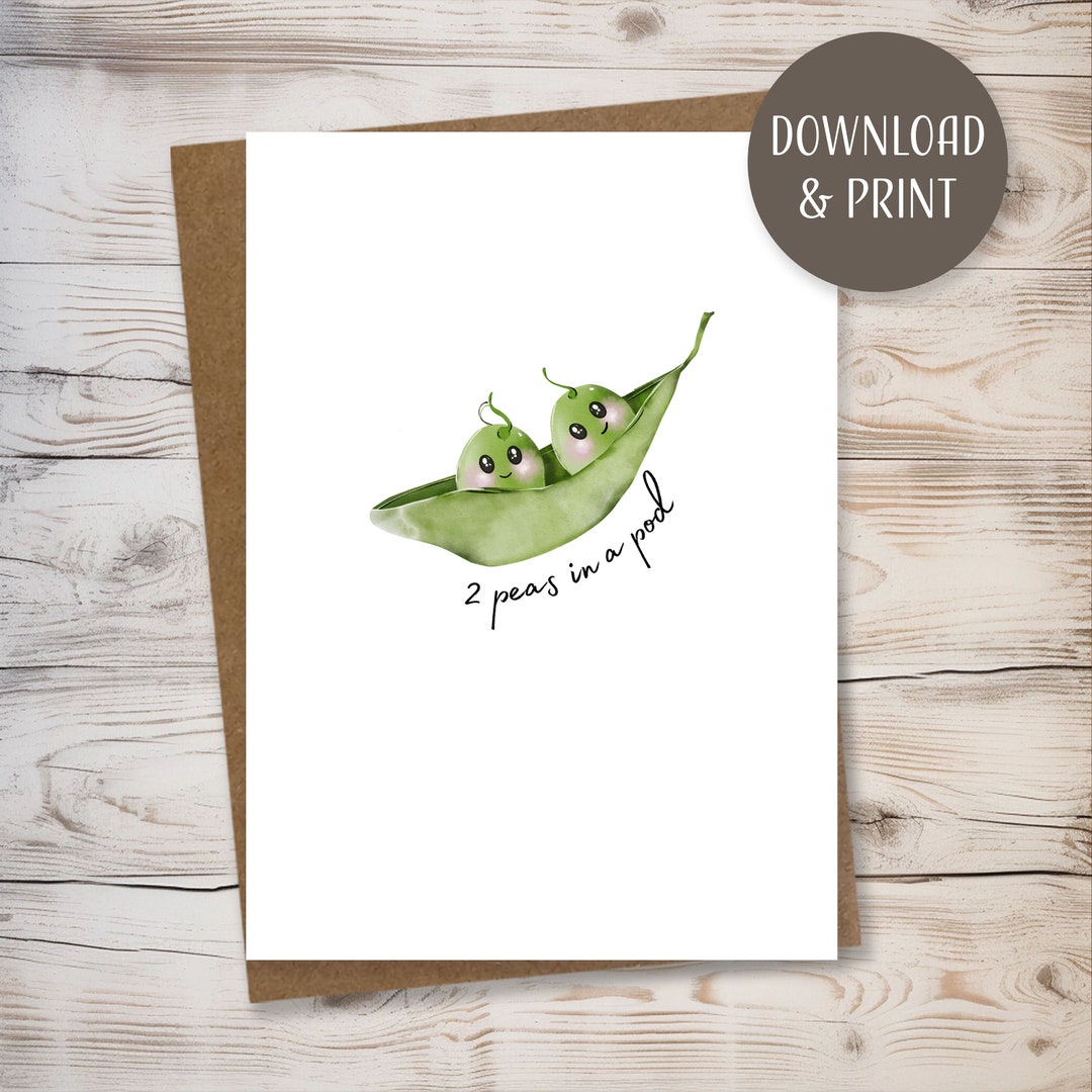 Baby Greeting Card W/ Envelope, Printable Template, Instant Download ...