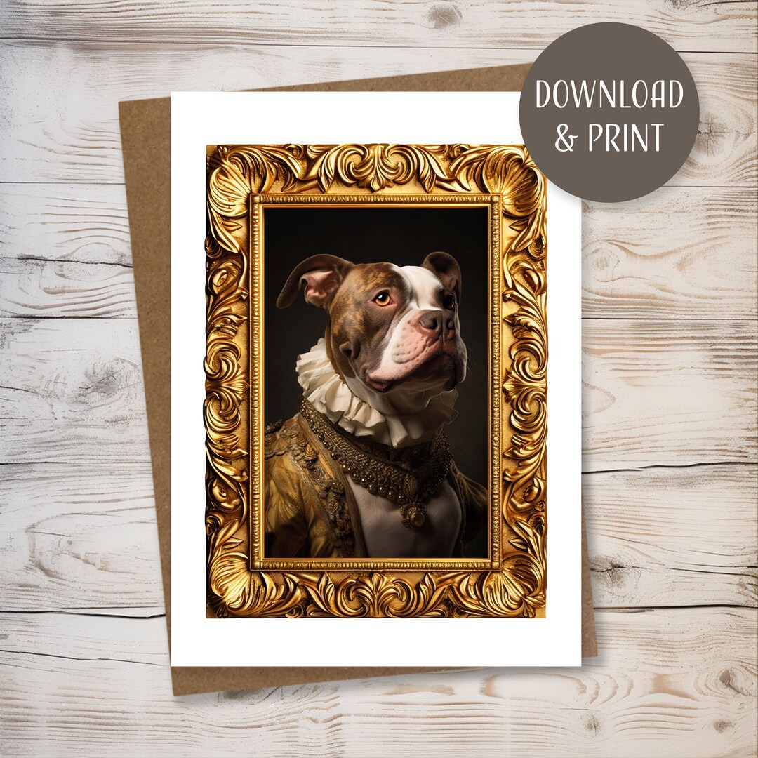 Silly Greeting Card W/ Envelope, Printable Template, Instant Download ...