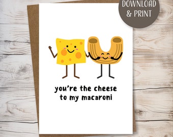 Funny Greeting Card W/ Envelope, Printable Template, Instant Download ...