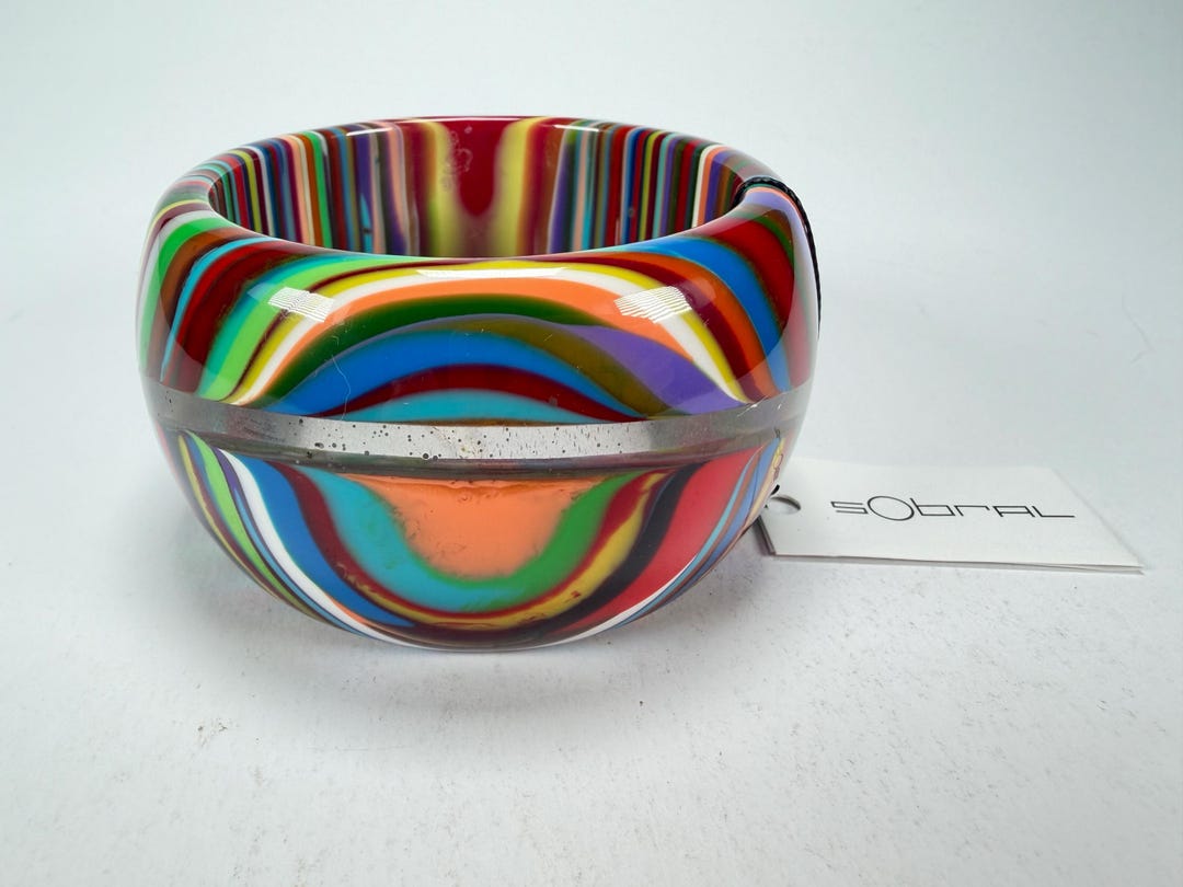 Sobral - Pop Art "pb 50" Solid Resin Bangle ( 000932 ) - Etsy