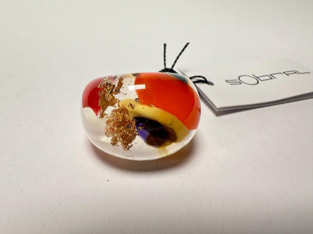 Official Sobral - Past Present "leme" Resin Ring ( 003257 ) - Size UK R ...