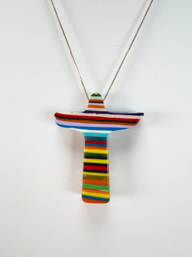 Sobral - Pop Art "cristo" Resin AG Sliver Necklace ( 004629 ) - Etsy UK