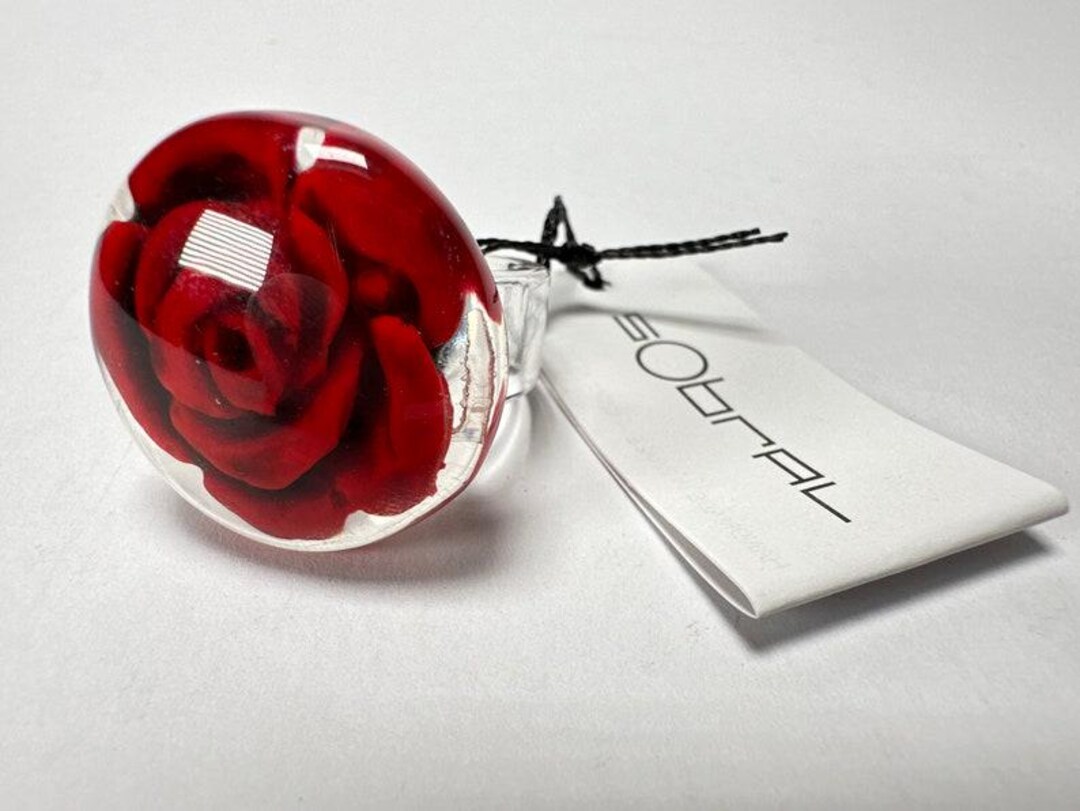 Official -sobral - Roses Dukat Resin Ring ( 004562 ) - Size UK U / US ...