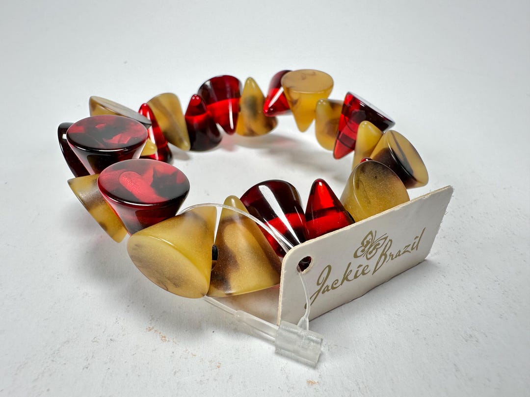 Jackie Brazil "oscar" Tortoise & Prada Transparent Cones on Elastic ...
