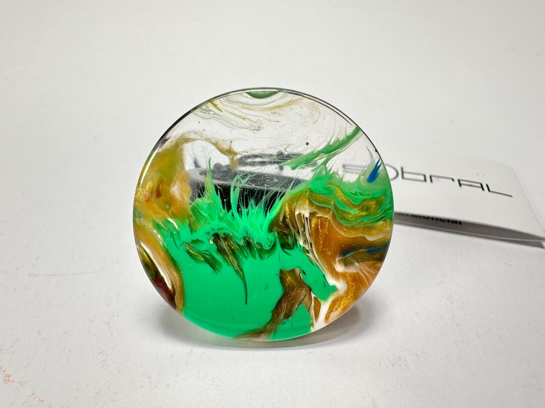 Sobral - Multi-colour "retalhos Efeitos" Resin Ring ( 004934 ) Size UK ...