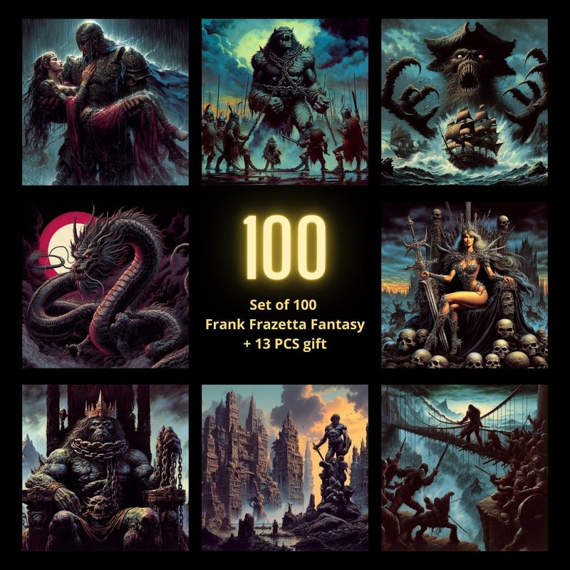 Frank Frazetta - Etsy