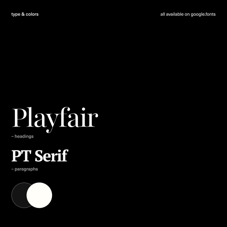 Minimalist Resume Template | Classic Serif Design (editable in Canva ...