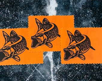 Custom Tip up Flags Ice Fishing Set of 3 - Etsy