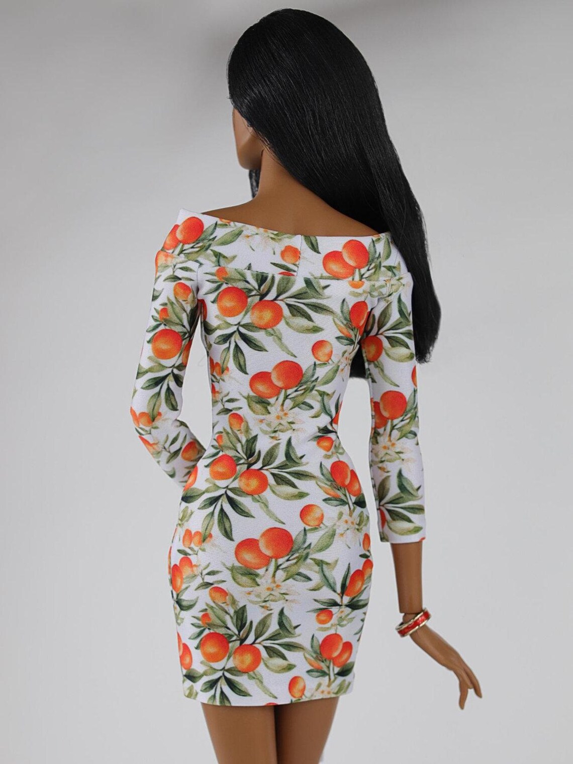 PDF Pattern: 16" Fashion Doll Mini-dress - Stretch Fabric No ...