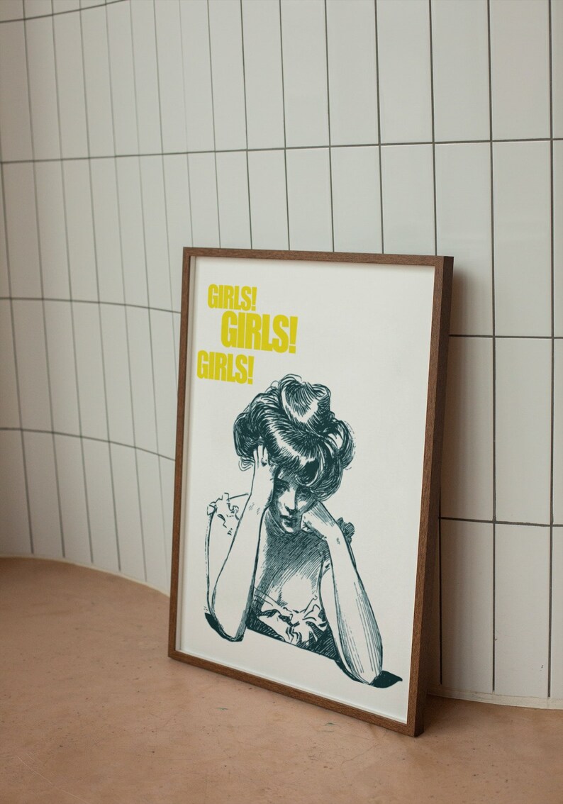 Girls! Digital Print - Etsy