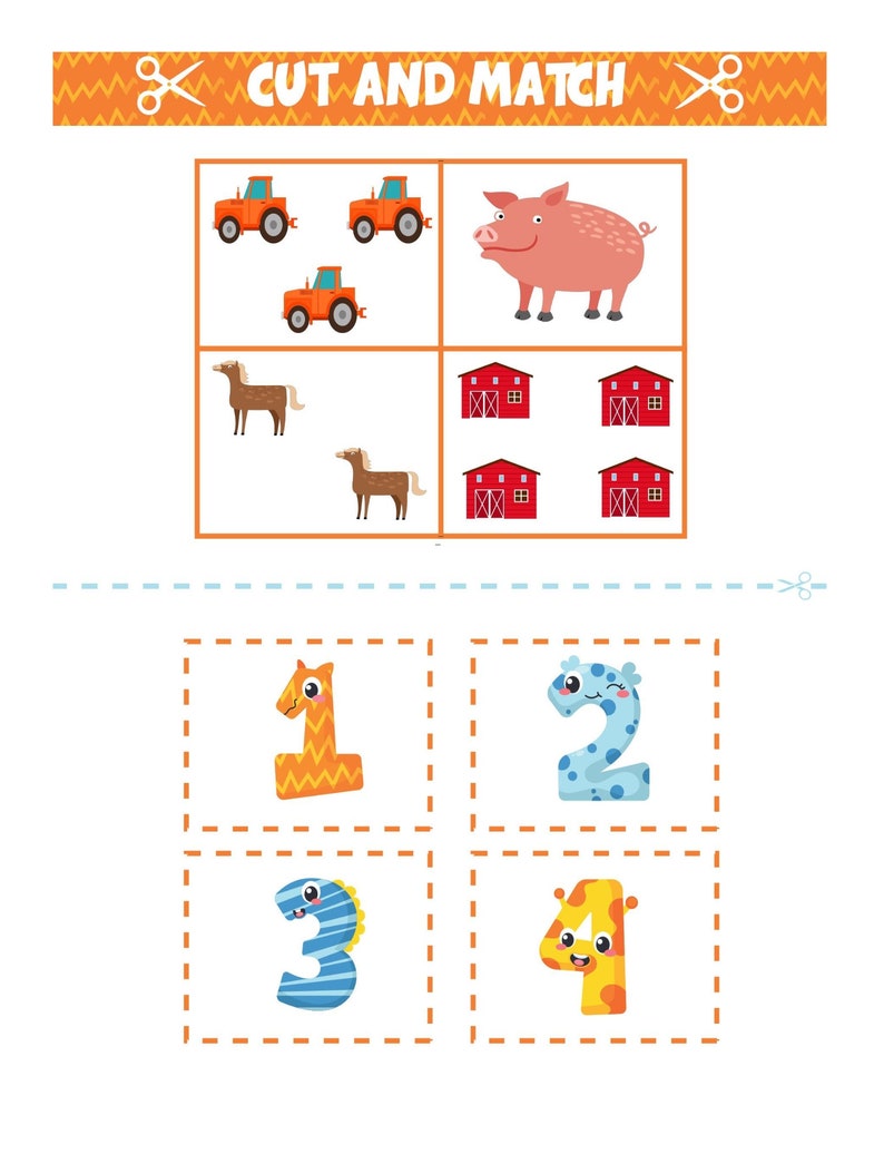 Farm Animals Coloring and Activity Book - Etsy