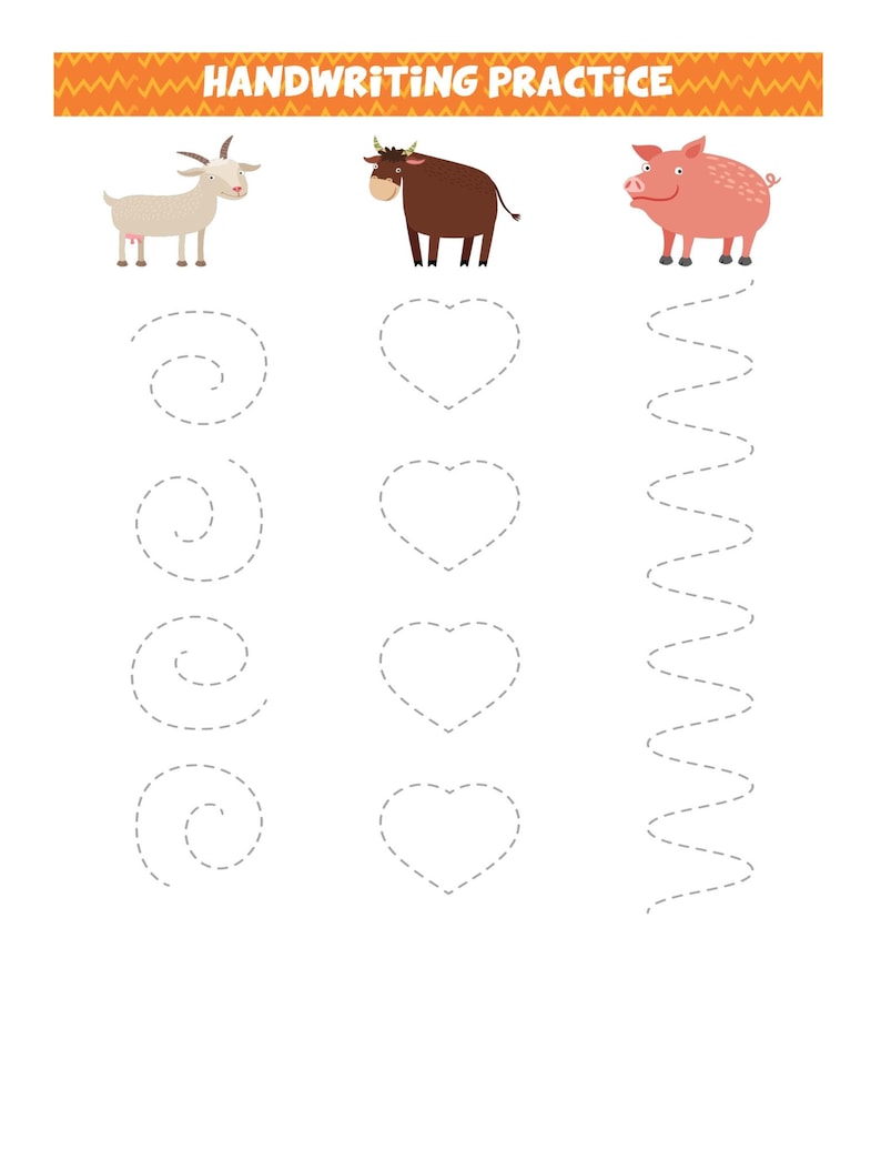 Farm Animals Coloring and Activity Book - Etsy