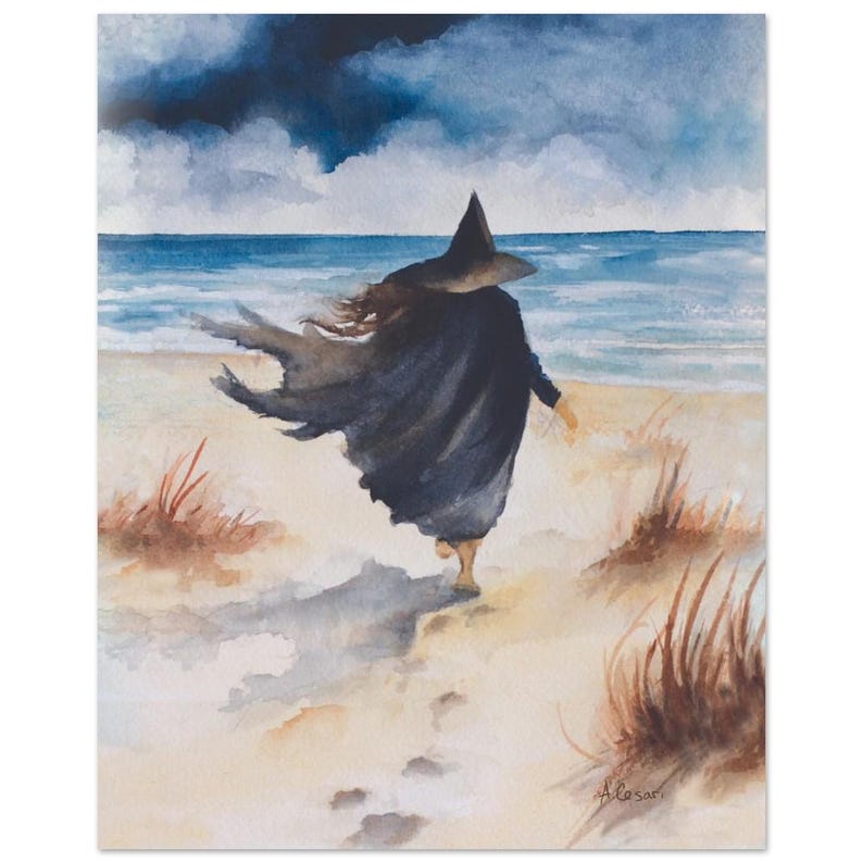 Art Print — to the Beach for a Spell - Etsy