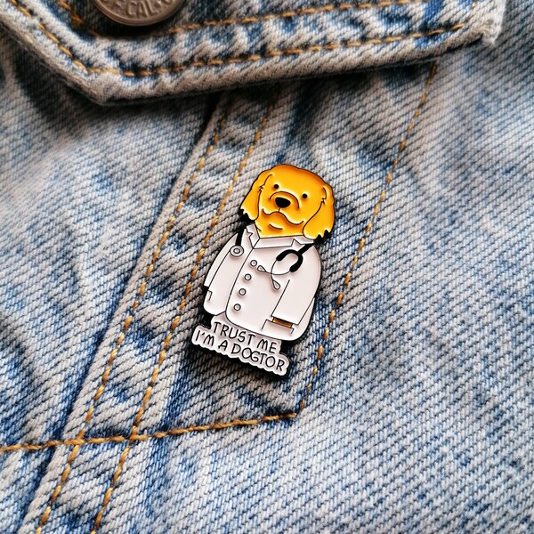 Dog Lover Enamel Pin - Etsy