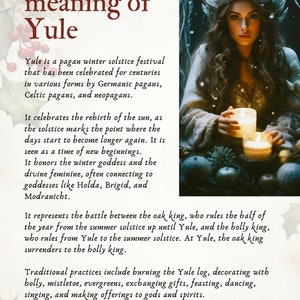 Canva, Workbook, Pagan, Yule, Guidebook, Sabbat, Winter Solstice - Etsy