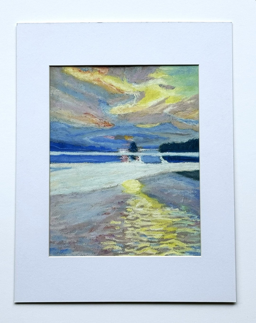 Impressions of a Sunset is a Pastel Painting Reproducing Gallen-kallela's 1915 Original ...