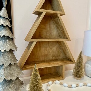 Christmas Tree Shelf Plans - Etsy