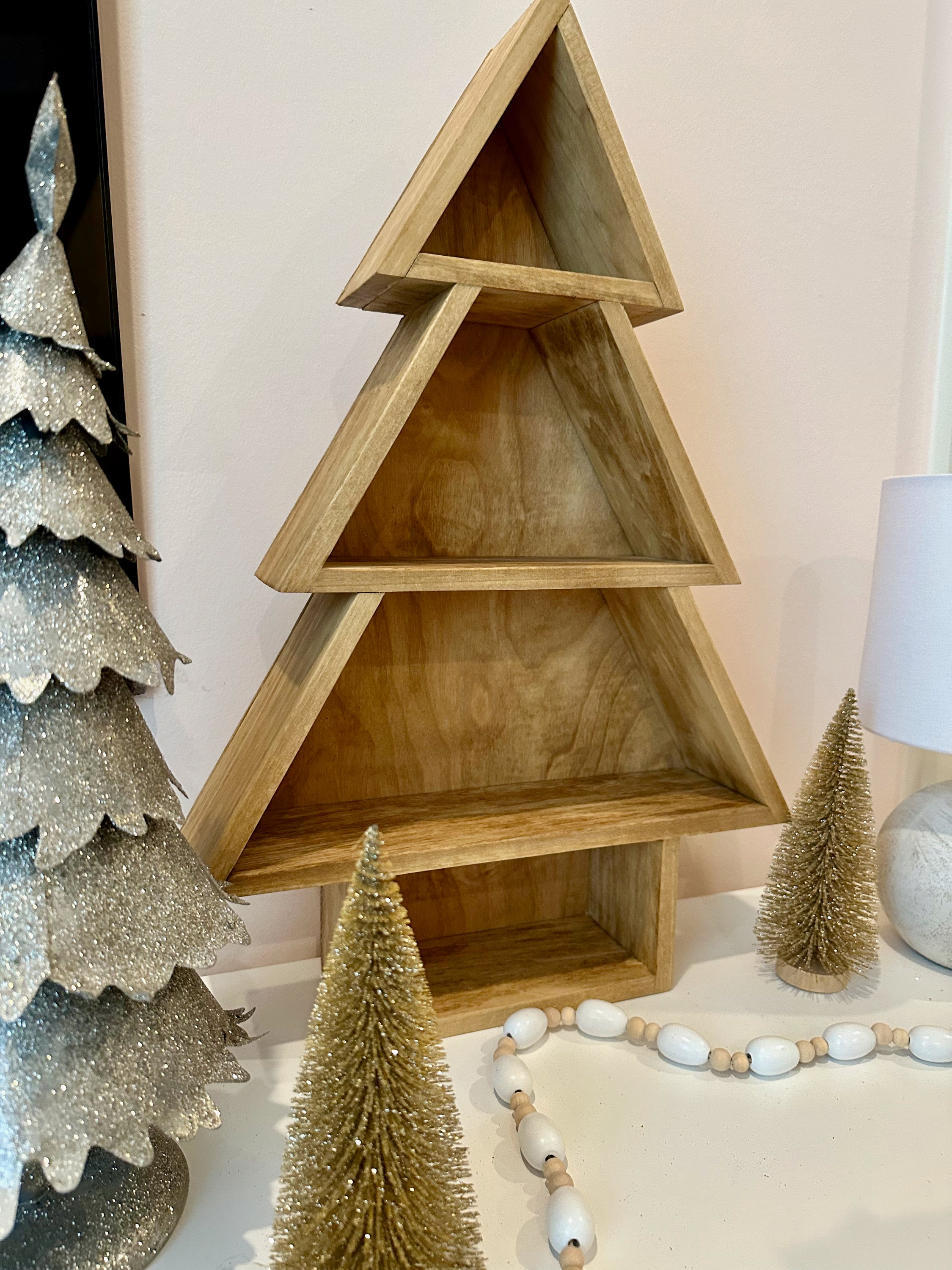 Christmas Tree Shelf Plans - Etsy