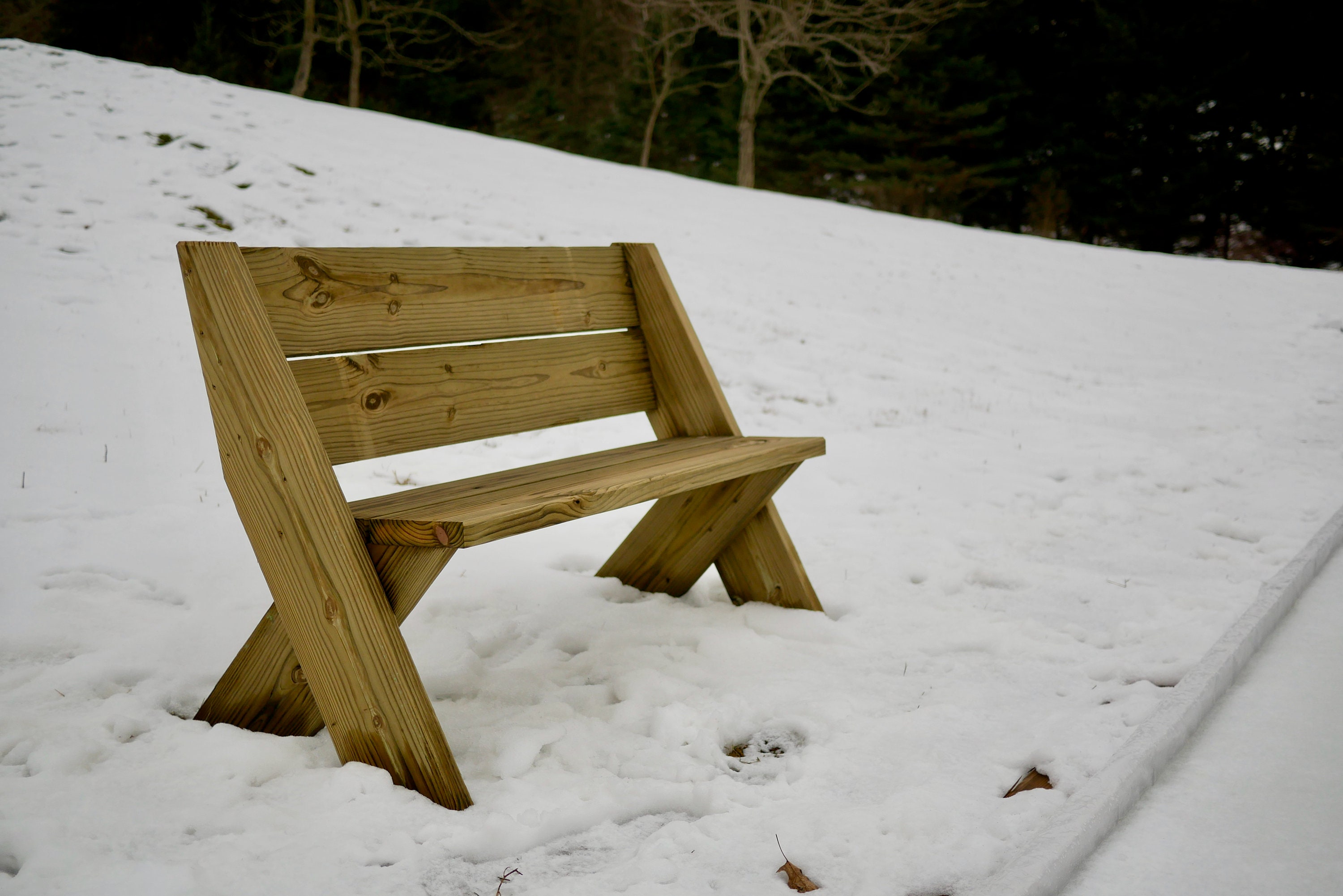 Outdoor Bench Plans - Etsy