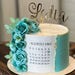 Trending Edible Cake Calendar , Personslised Text, Month, Day in Custom ...