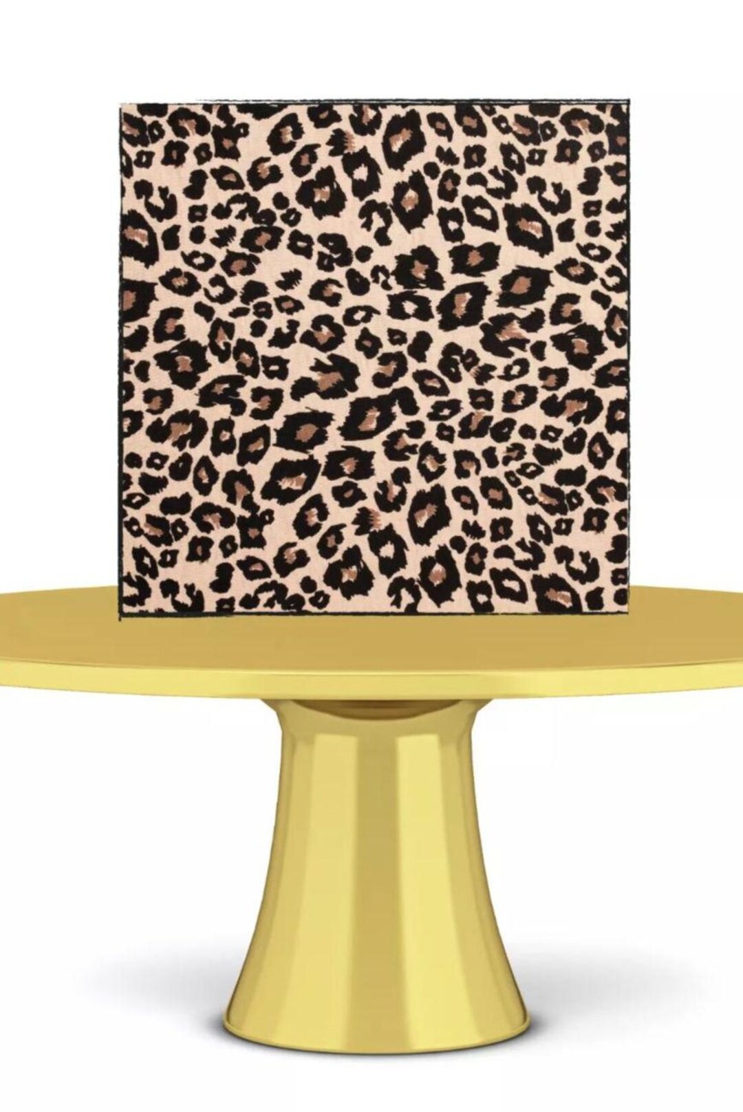 Leopard Edible Wrap Around Cake Topper/cake Ribbon ICING/WAFER A4 - Etsy