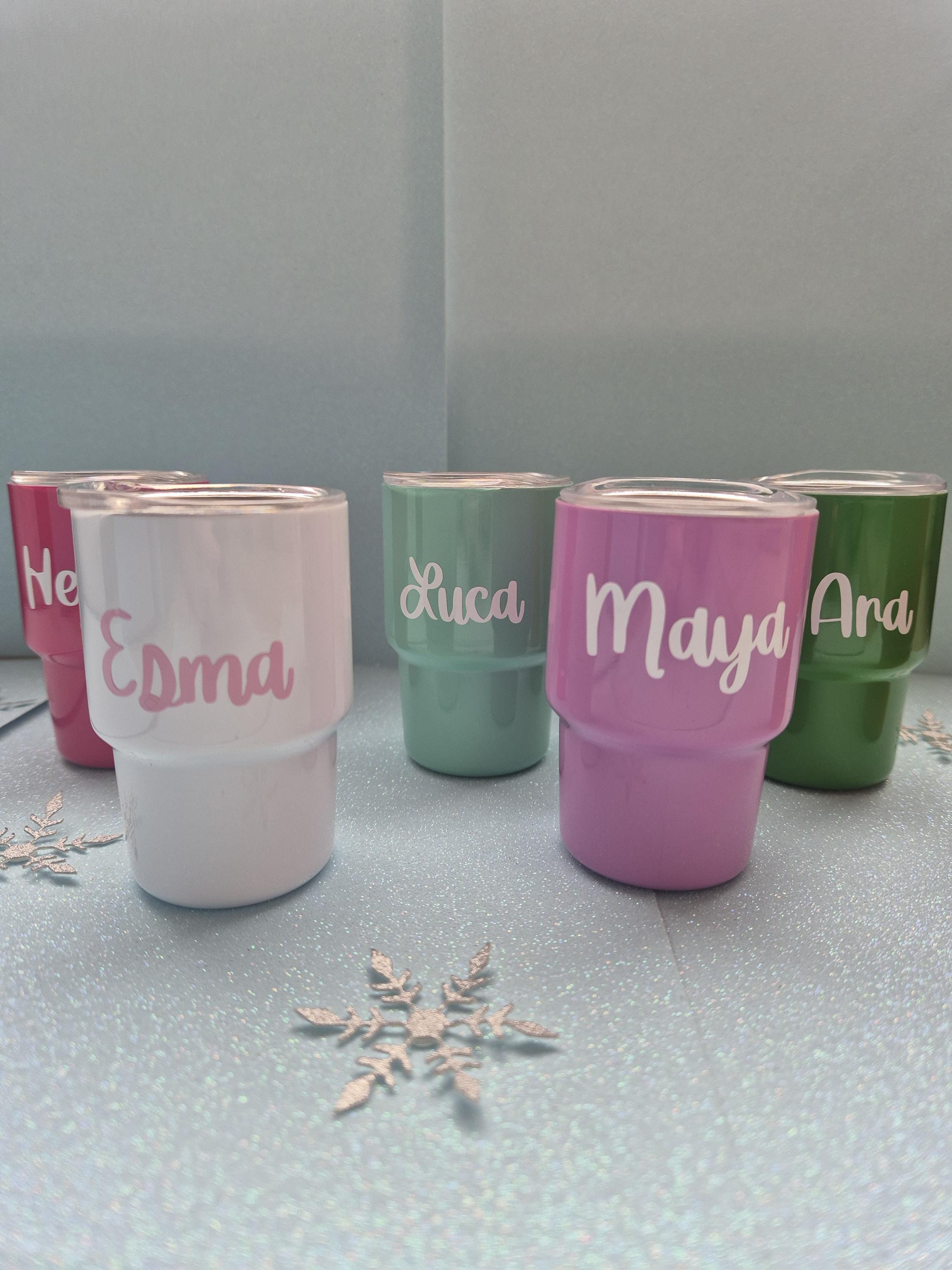 Personalized Mini Tumbler Name Sticker: Waterproof Vinyl Decal for ...
