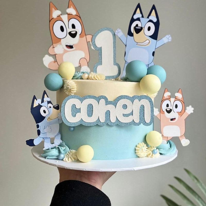 Bluey Cake Toppers Kits - Etsy