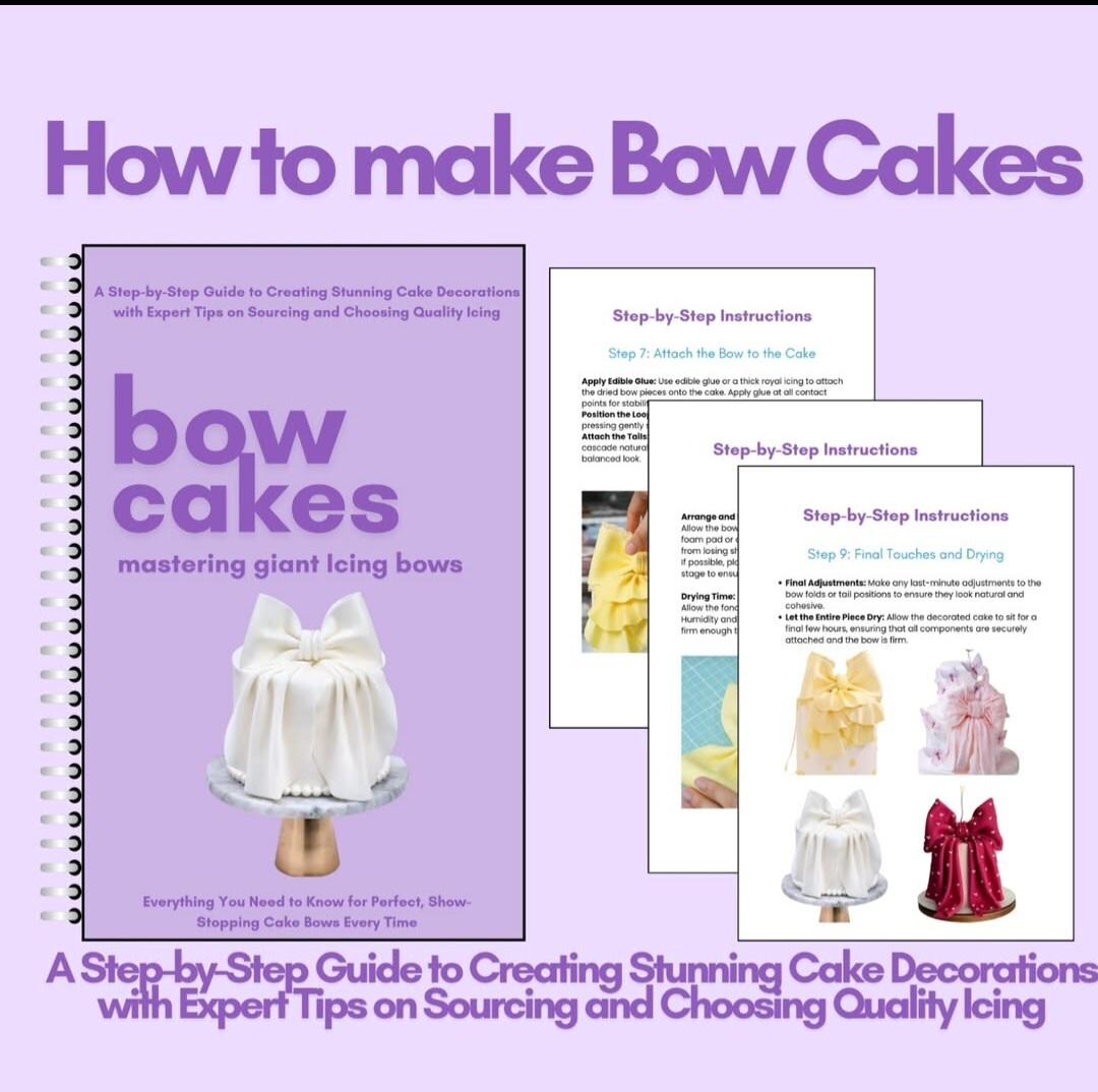 How to Make Giant Icing Bows for Cakes: Ultimate Step-by-step Tutorial ...