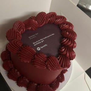 Stormzy Lyrics Heart Cake Topper: Edible Icing Print - Etsy