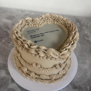 Stormzy Lyrics Heart Cake Topper: Edible Icing Print - Etsy