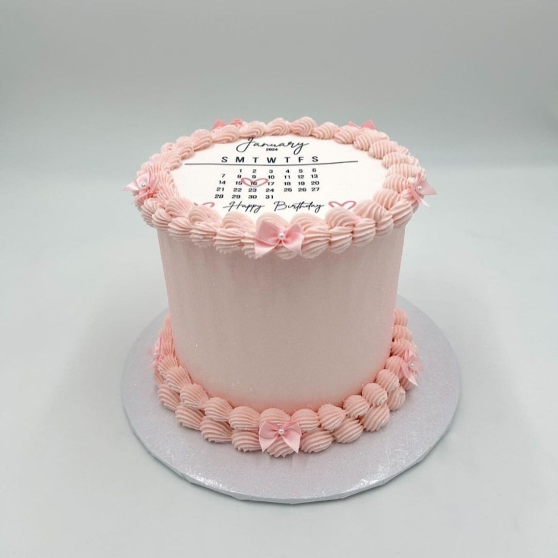 Trending Edible Digital Cake Calendar 2024, Birthday Edible Calendar ...