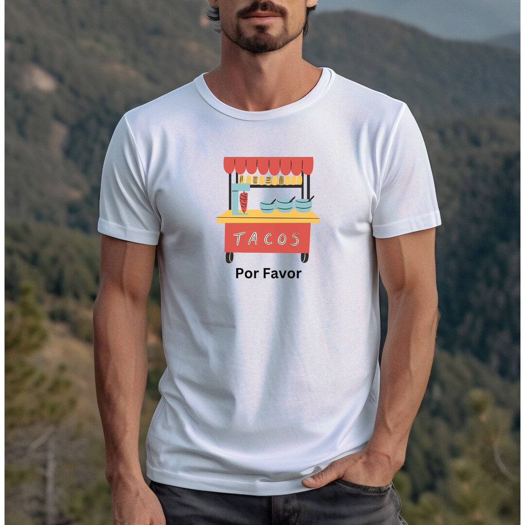 Taco Shirt, Cute Taco Food Truck Shirt, Tacos Please Shirt - Etsy