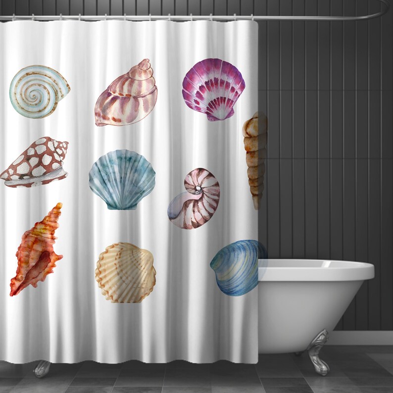 Shell Design, Coastal Bathroom, Seashells, Beach Bath, Coastal Bath ...