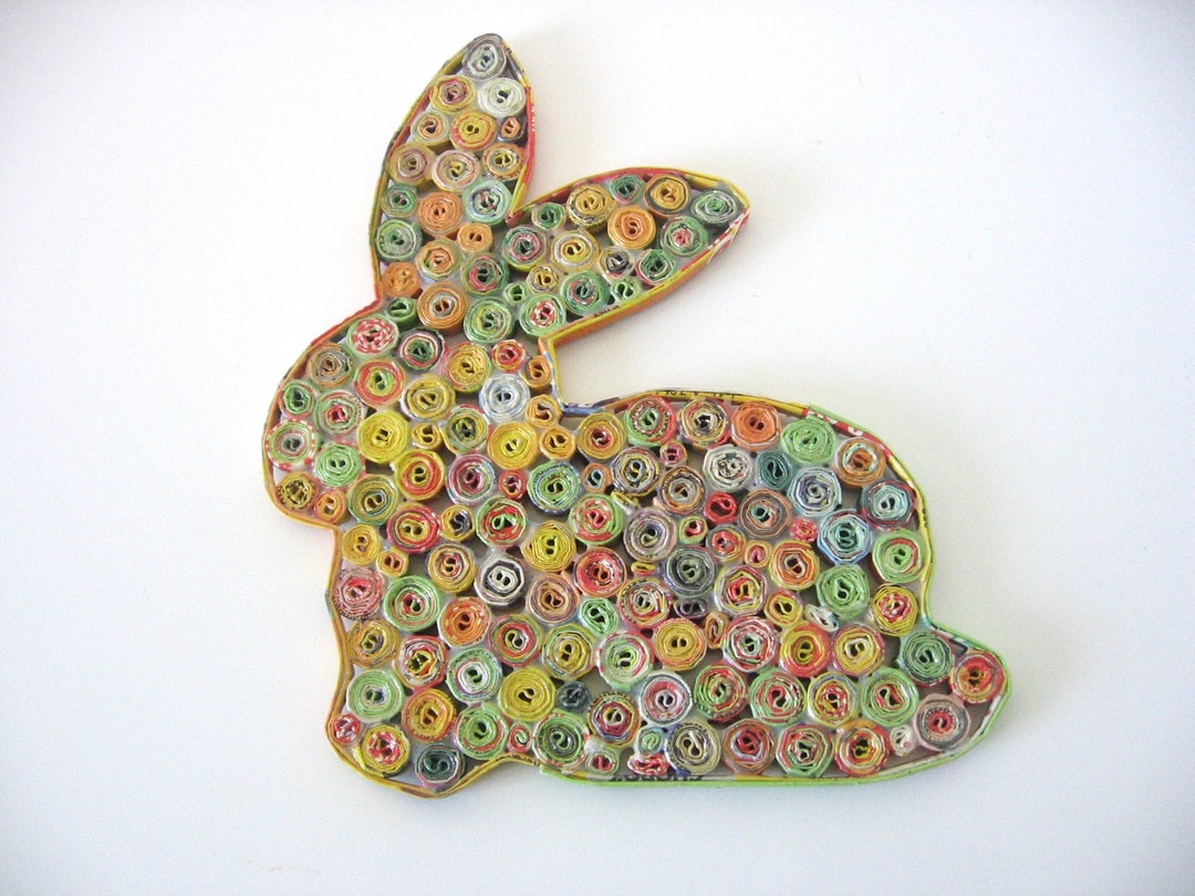 Quilling Rabbit, Quilling, Recycled Paper, Rabbit, Home Decor, Kids ...