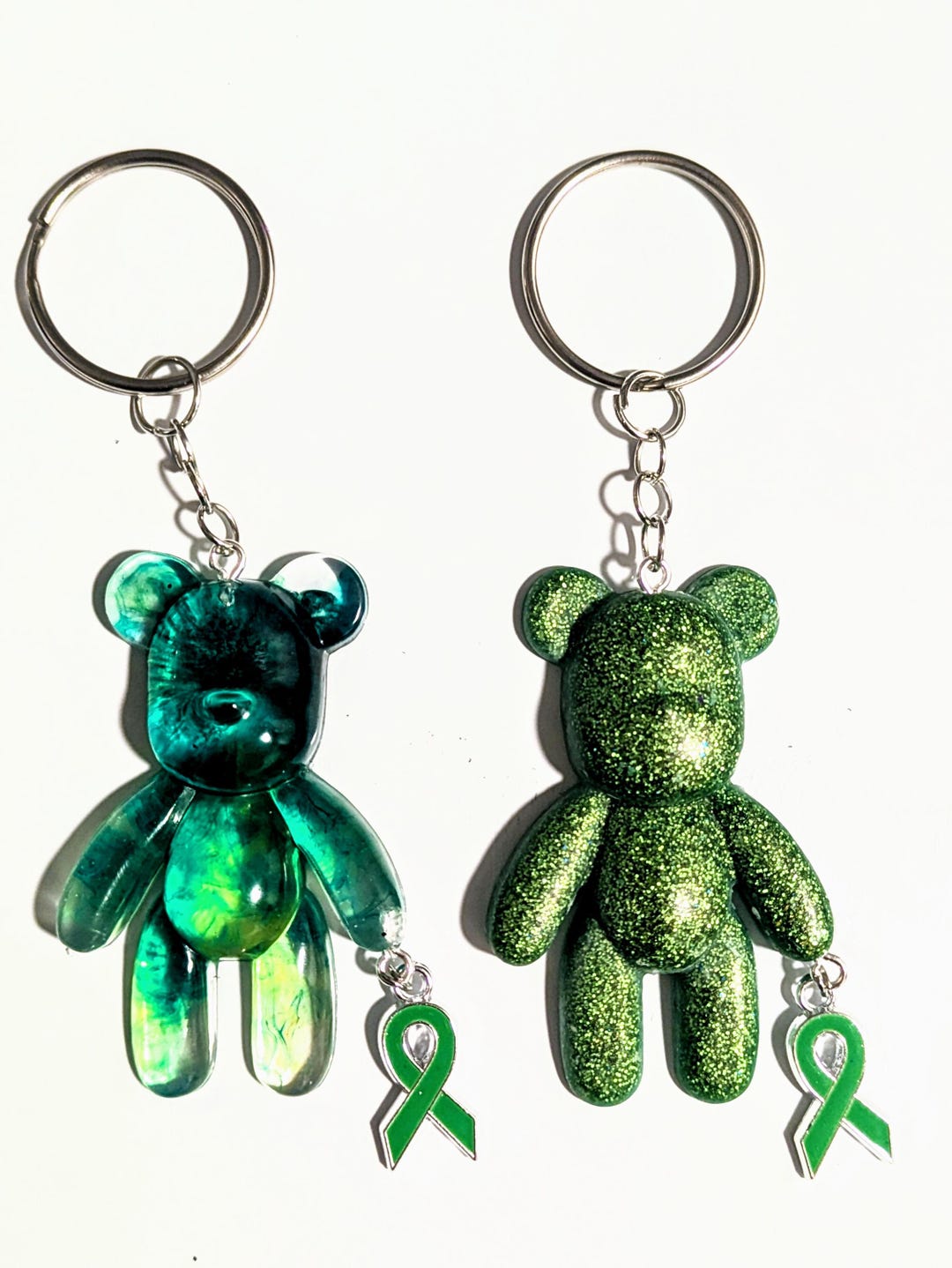 Mental Health Awareness Teddy Bear Key Rings - Etsy